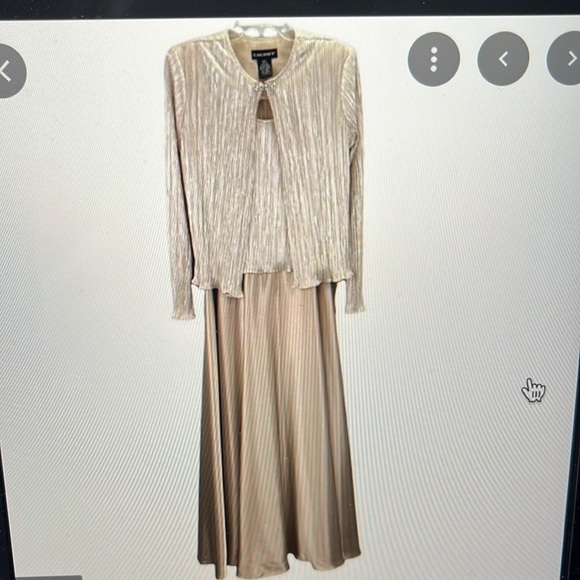 Cachet | Dresses | Cachet Dresses Cachet Long Evening Gown Champagne ...